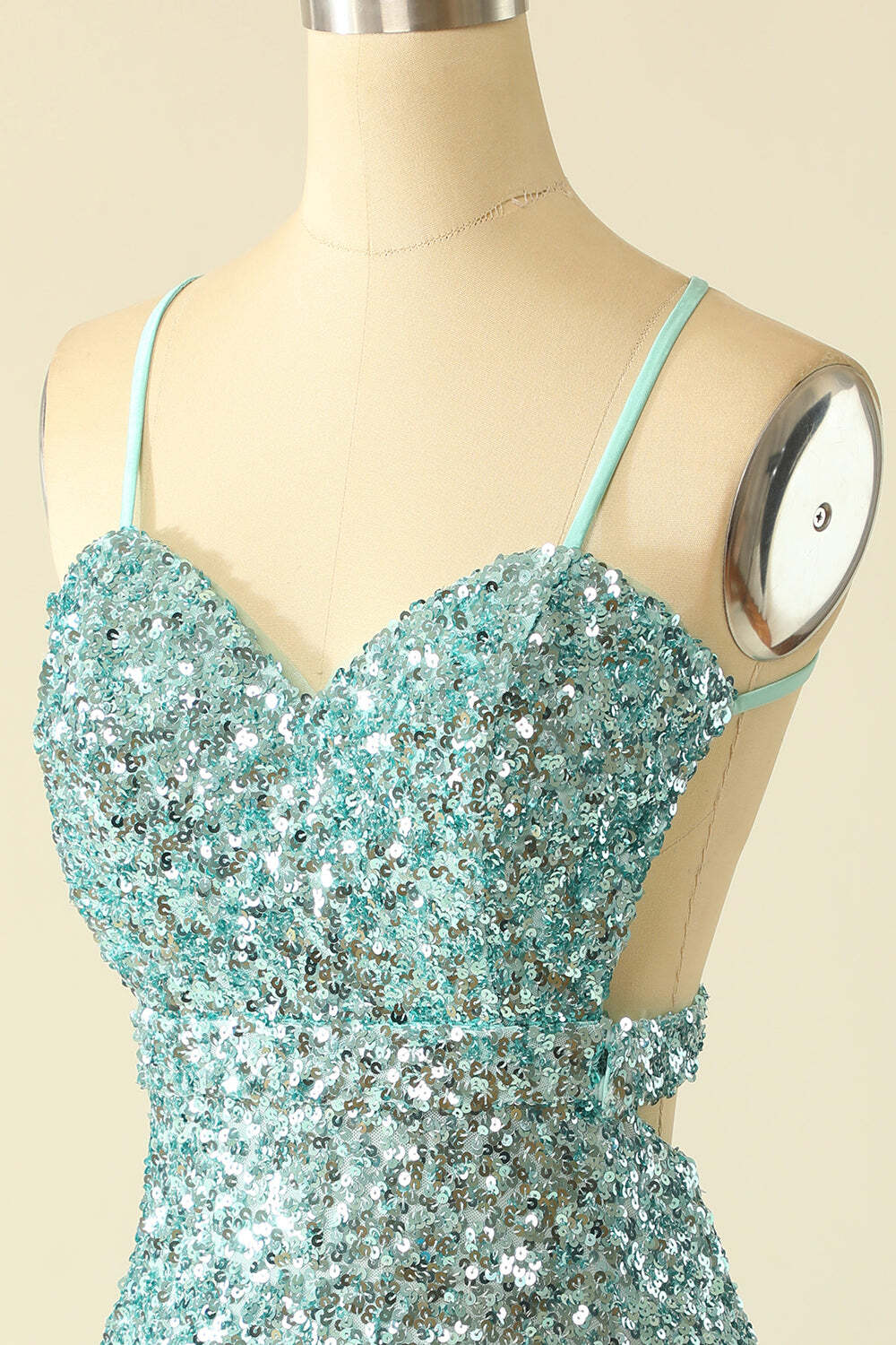 Sparkle Mint Green Sequin Bodycon Mini Party Dress – Dressesforparty